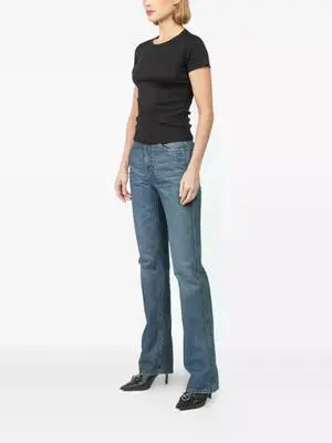 AYA MUSE Crew-neck Ribbed T-shirt