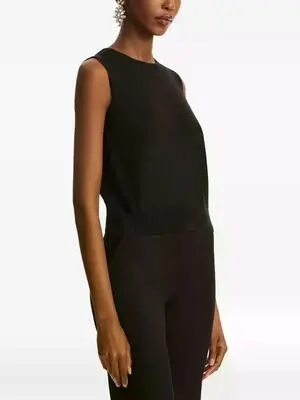 Oscar De La Renta Sleeveless Top - Black