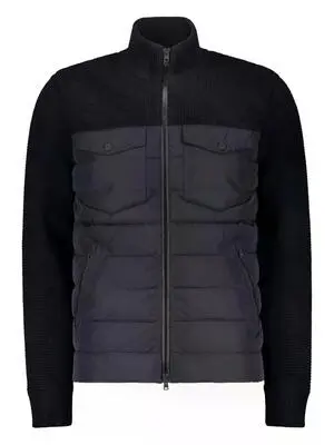Herno Padded-panel Knitted Jacket
