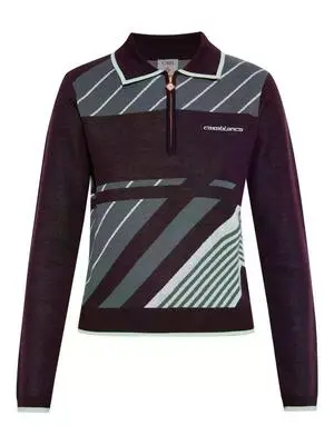 Casablanca Half Zip Performance Tops For Women