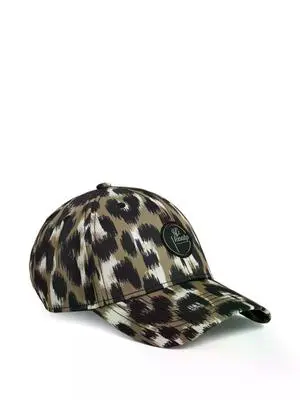 Fusalp Leopard-print Baseball Cap - Brown
