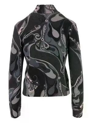 Emilio Pucci Orchidee-print Wool Sweater