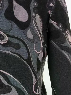 Emilio Pucci Orchidee-print Wool Sweater