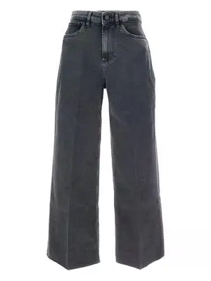 3x1 High-waist Wide-leg Jeans - Black
