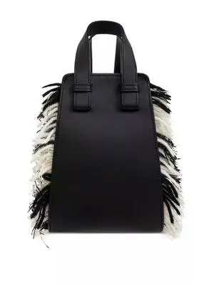 Loewe X Albers Compact Hammock Fringed Leather Tote Bag