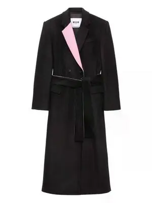 Msgm Belted Coats For Women