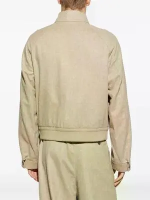 Loewe Zip-up Jacket - Neutrals