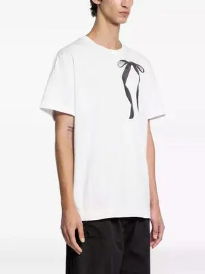 Simone Rocha Ribbon-print Polo Shirt