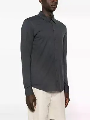 Orlebar Brown Giles Cotton Silk Shirt - Grey