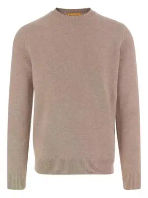 Guest In Residence Crew-neck Ribbed-hem Cashmere Sweater - Neutrals