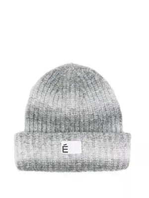 ÉTUDES STUDIO Ribbed-knit Beanie - Grey