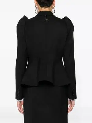 Alexander McQueen Puff-sleeve Double-breasted Jacket