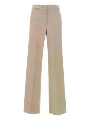 Marella Pressed-crease Wide-leg Trousers