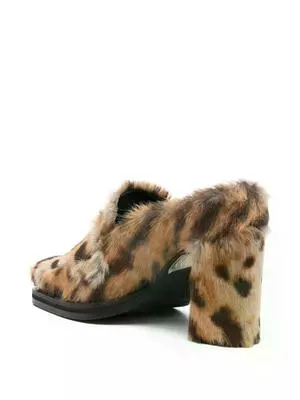 Martine Rose Leopard-print Pumps