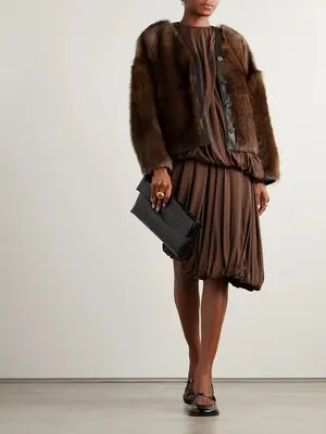 Loewe Shearling Jacket - Brown