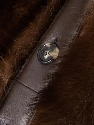Loewe Shearling Jacket - Brown