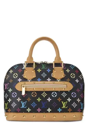 LOUIS VUITTON Takashi Murakami X Monogram Multicolore Alma - Black