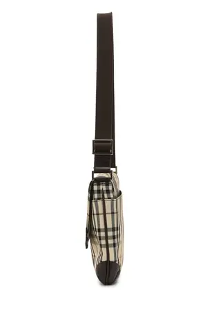Burberry Jacquard Check Flap Messenger