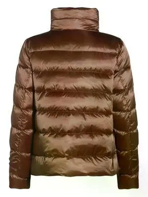 MOORER Quilted Satin Coat