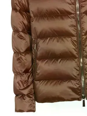 MOORER Quilted Satin Coat