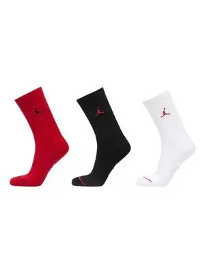 JORDAN Everyday Crew Socks Pack Of Three - Black