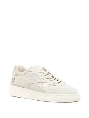 D.a.t.e. Leather Lace-up Sneakers - Grey