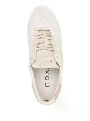 D.a.t.e. Leather Lace-up Sneakers - Grey