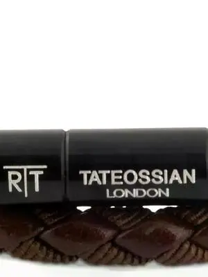 Tateossian Chelsea Braided-leather Bracelet