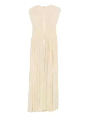 Zimmermann Pleated Sleeveless Midi Dress