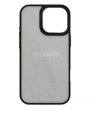 VELANTE Lizard-texture Iphone 16 Pro Max Case - Black