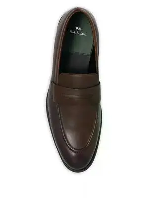 Paul Smith Penny-strap Leather Loafers - Brown