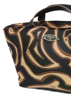 Emilio Pucci Graphic-print Tote Bag - Black