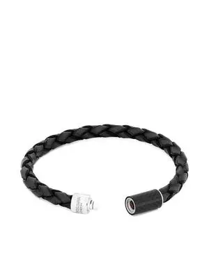Tateossian Braided Leather Bracelet