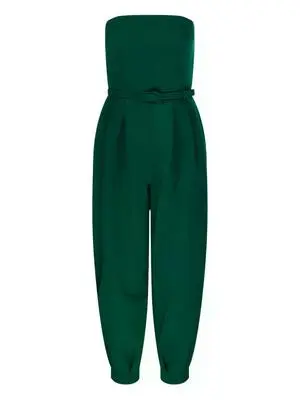 Max Mara Belted Jumpsuit - Green