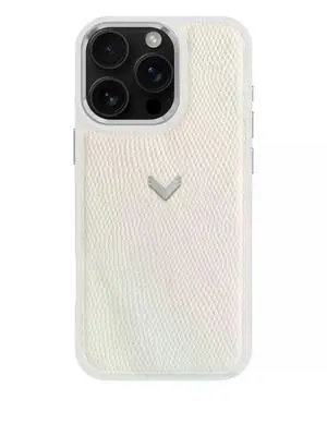VELANTE Lizard-texture Iphone 16 Pro Max Phone Case - Neutrals