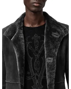 John Varvatos Ellwood Shearling Coat
