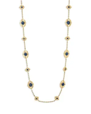 CAPUCINE DE WULF Mystic Eye Double Sided Necklace - Multi/gold