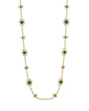 CAPUCINE DE WULF Mystic Eye Double Sided Necklace