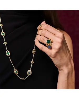 CAPUCINE DE WULF Mystic Eye Double Sided Necklace