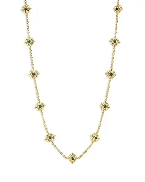 CAPUCINE DE WULF Mystic Eye Double Sided Necklace - Multi/gold