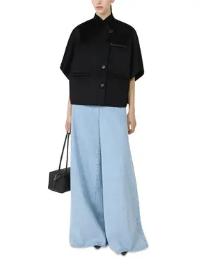 Max Mara Andalo Cashmere Cape Wrap Poncho