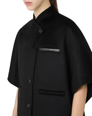 Max Mara Andalo Cashmere Cape Wrap Poncho