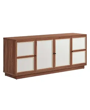 MODWAY Capri 63 Wood Grain Tv Console - Walnut