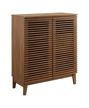 MODWAY Render Bar Cabinet - Walnut