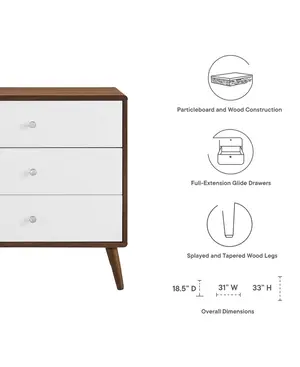 MODWAY Transmit 3-drawer Chest