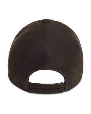 Zegna Secondskin Leather Baseball Cap