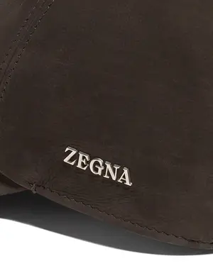 Zegna Secondskin Leather Baseball Cap