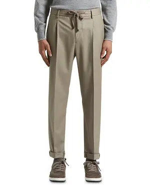 Peserico Relaxed Fit Wool Trousers