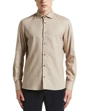 Peserico Button Front Shirt - Dirt Path