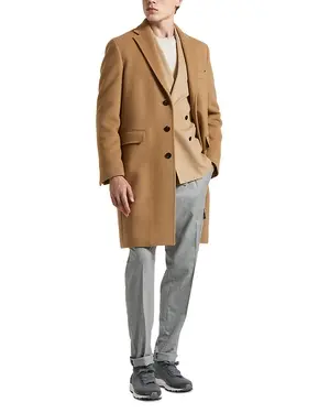 Peserico Horn Button Overcoat